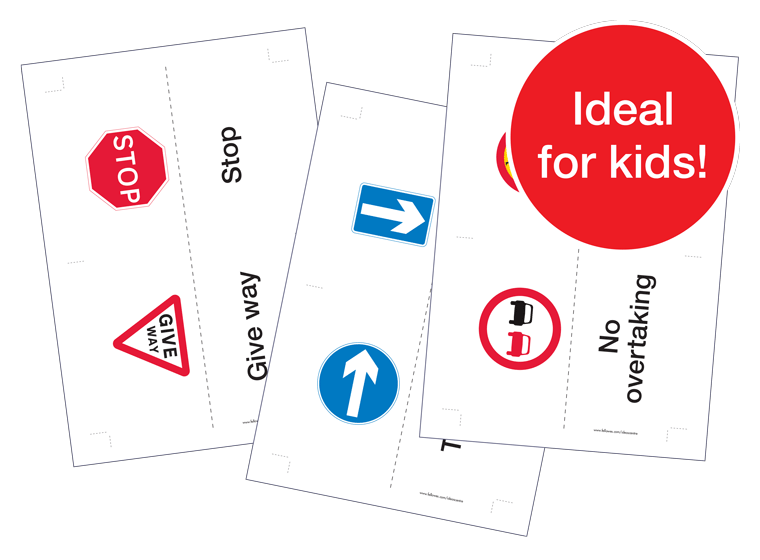 Fellowes Idea Centre - Ideas For Home - Fun Learning - Road Sign Flash ...